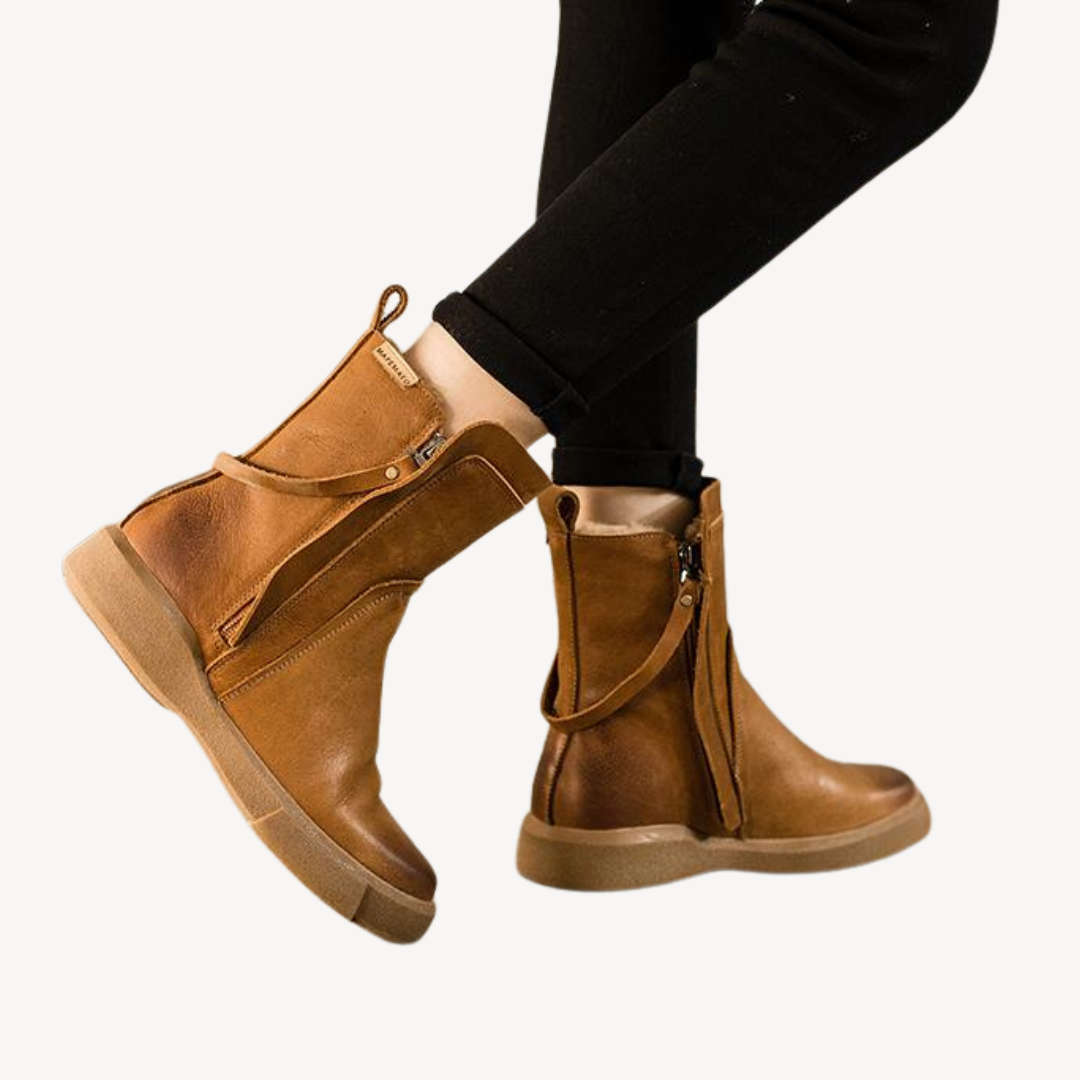 Women’s Fleece-Lined Winter Boots – Warm and Cozy – VogeLuxe