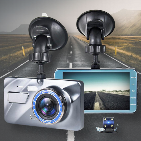 Wireless Dash Cam for Car – Front and Rear 1080P Recording – VogeLuxe
