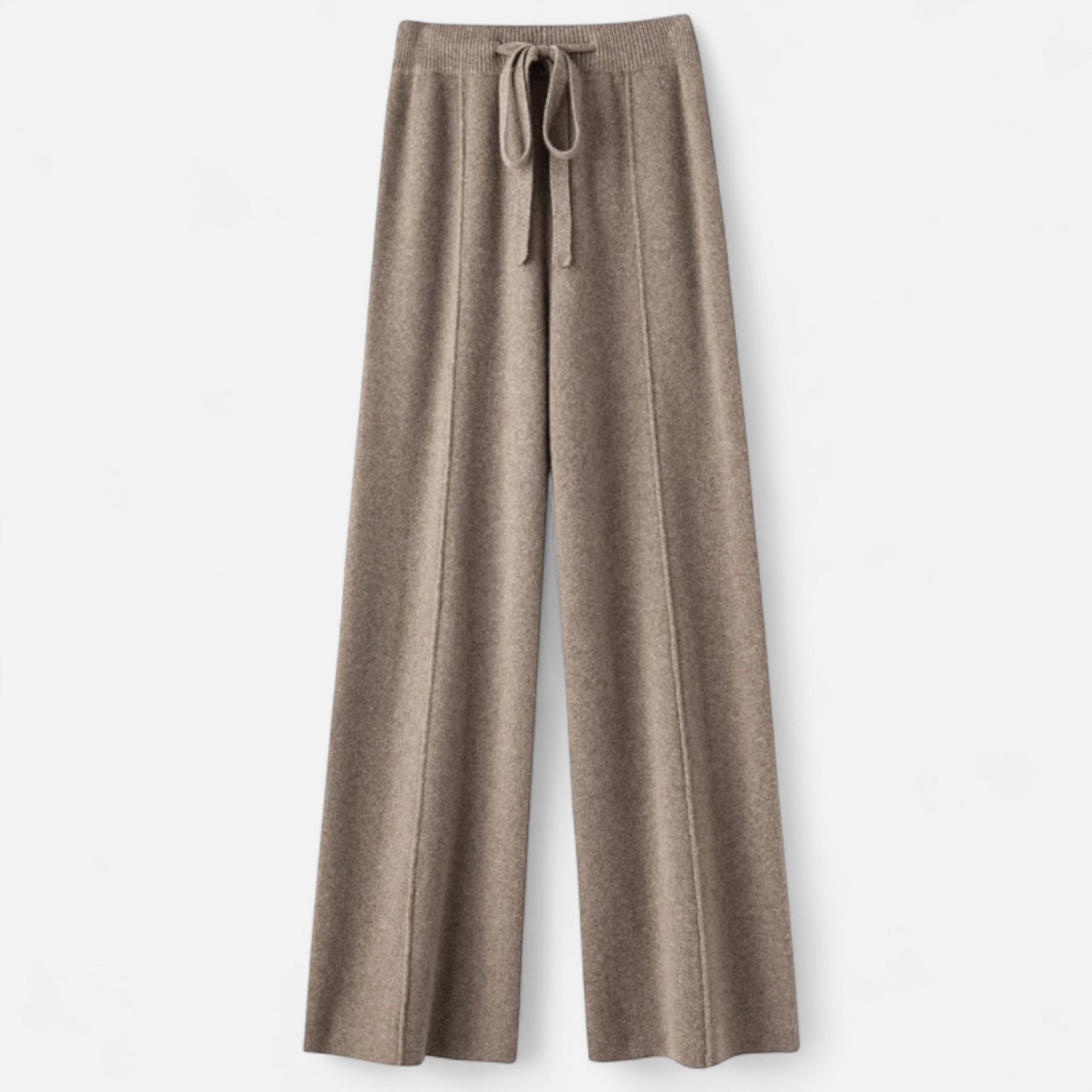 Maison Dresson | Women’s Pure Wool Wide-Leg Knit Trousers – VogeLuxe